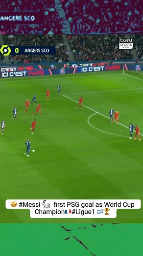 181K views · 5.5K reactions | 朗 #Messi ヵ first PSG goal as World Cup Champion#Ligue1  | beIN SPORTS USA | Facebook