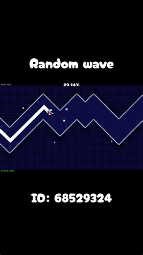 RANDOM WAVE Practice #geometrydash,#gd,#gaming