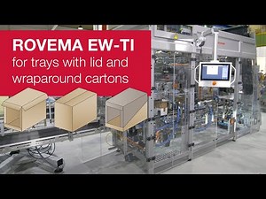Final Packaging Machine EW-TI for trays and wraparound cartons | ROVEMA