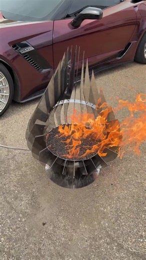 Modern Steel Fire Pit: Wood-burning or Gas, Custom Sizes, Made in USA - Etsy