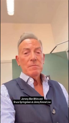 Bruce Springsteen squared 🤩 Ready for Jimmy Kimmel Live (October 2, 2025) | E Street Nation
