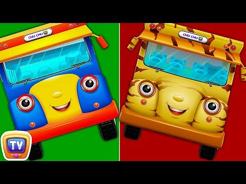 Wheels On The Bus Farm Animals, Wild Animals, London, New York & Lots More Nursery Rhymes | ChuChuTV