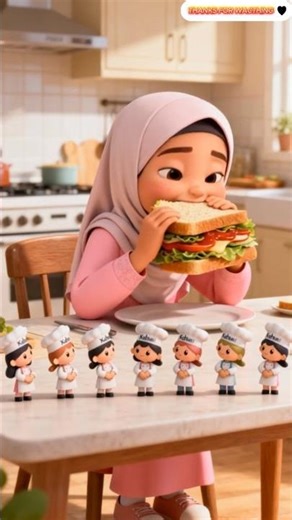 Sandwich made by doll "Vitalwear SmartBand, " a next-generation wearable gadget ❤️‍🩹