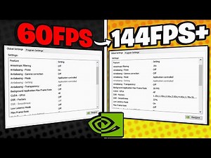 "BEST NVIDIA Control Panel Settings for Gaming! 🎮 Boost FPS & Performance (2025 Guide)