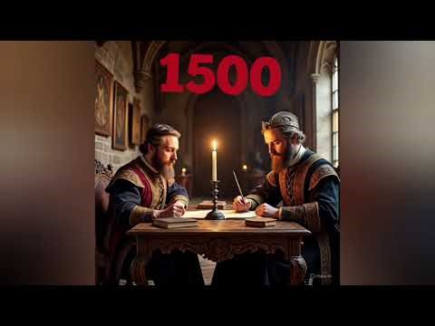 Evolution of table in year 1000 to 2030