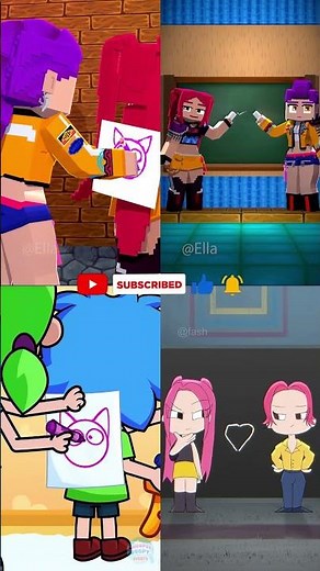 Drawning Challenge - Complete Edition ( Minecraft Kpop Demon Hunters)