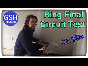 On-Site With JT Testing a Ring Final Circuits (Sockets) (Read Description)
