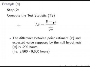Hypothesis Testing for a population mean (Small Sample)