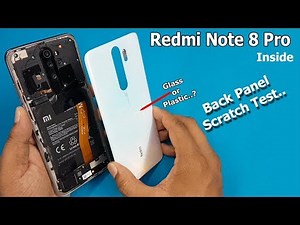 How to Open Redmi Note 8 Pro Back Panel || Redmi Note 8 Pro Teardown | Scratch Test..