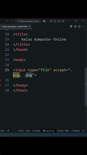 Apa Itu Atribut Accept di HTML? Fungsi Penting!