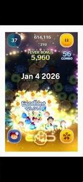 Sunday Leaderboard - Jan 4 2026 - Line Disney Tsum Tsum