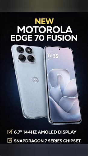 Motorola Edge 70 Fusion Launch 🔥 Top Features, Camera & Specs! #shorts #motorola