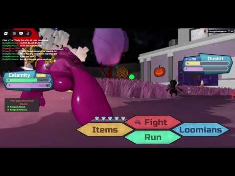 Loomian Legacy - Gleam Halloween Black Duskit!!!