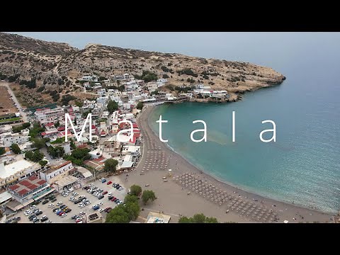"Exploring Matala's Hippie Caves in Crete: A 4k Adventure".