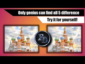 Differences between 2 pictures | Find 5 differences game | Photo hunt |