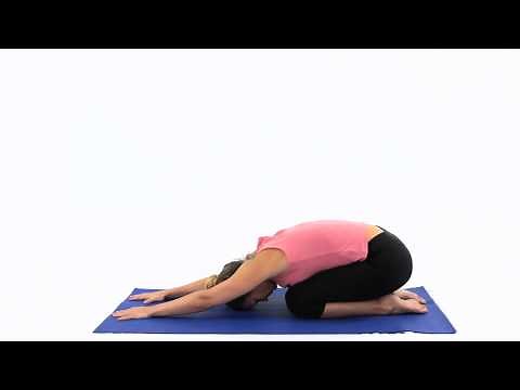 Pilates Rest position Child's pose Shell stretch