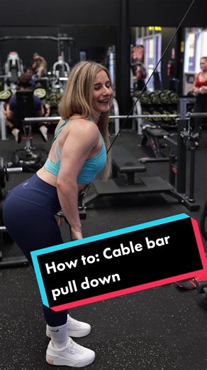 Mastering Cable Bar Pull Downs for Back Training