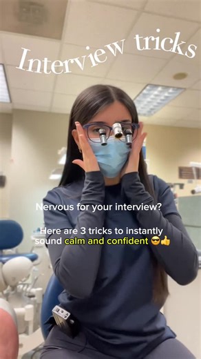 Asra │ Dental Student on Instagram: "I wish I was one of those calm interview people, but no. Public speaking makes me super anxious, so here’s what actually helped. 👇🤓 1️⃣ Pause before you answer You don’t need to jump in right away. You can just say “I’m gonna take a few seconds to think about my answer.” It gives you time to organize your thoughts and quickly map out the STARR ⭐️ method in your head, so your answer has structure instead of just blurting out whatever comes to mind. You’ll so