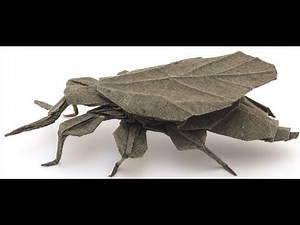 Origami - leaf insect (tutorial)