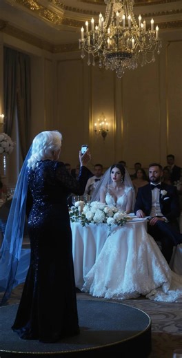 At my daughter’s wedding, I overheard her telling her wealthy mother-in-law, “She’s just a failure, not like you.” So during the toasts, I stood up and played a message her father had recorded before he di:ed. The room fell completely silent. At my daughter Sarah’s wedding, I was standing near the terrace doors when I heard her voice. She was speaking to her wealthy mother-in-law, Patricia Ashford, probably assuming the music would cover their conversation. “Don’t worry about her,” Sarah said, g