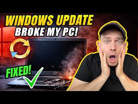 How to Uninstall a Bad Windows 11 Update (Fix Black Screen & Boot Failure)