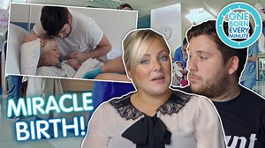 A woman was quite surprised to find out she was expecting her very first child, as she was on birth control, as well as struggling with other physical issues too. She previously found out she had a cyst on her ovary, and was told it might not be able to conceive naturally - which makes this birth all the more miraculous! | One Born Every Minute