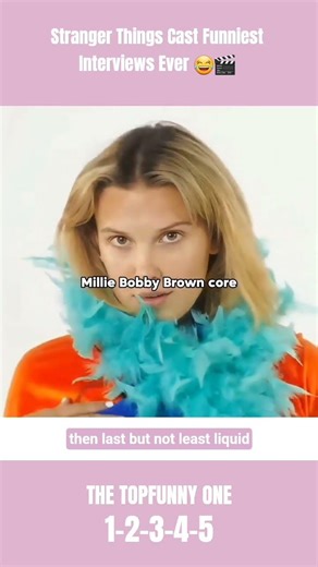 Stranger Things Cast Funniest Interviews Ever 😂🎬 #celebrity #funny #shorts #comedy #viral