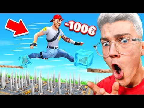 If you JUMP you LOSE €100 on FORTNITE