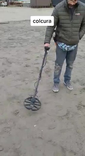 Treasure Hunting with a Metal Detector on the Beach
