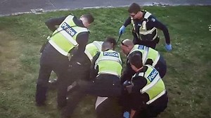 Melbourne police recorded taking down disability pensioner