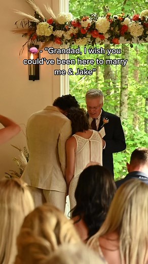 Can’t bring myself to watch the video of the phone call ❤️ Jake asked for my grandads blessing to marry me back in college in 2018 before he died, proposed in 2020 and we got married last year ❤️ thankful they knew each other for a few years 🫶🏼