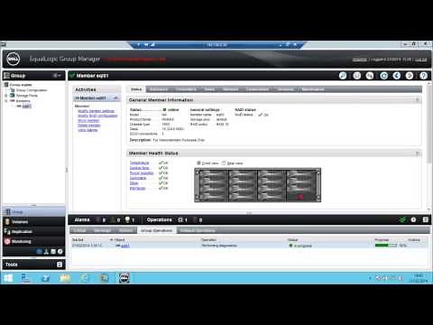 How to generate diagnostic logs on a Dell-EqualLogic array version 7