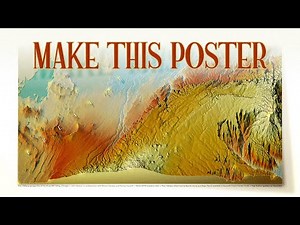 How to Make This 2.5D Map Poster