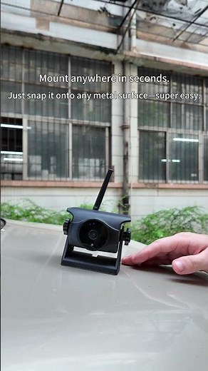 INSEETECH 1080P Solar Wireless Backup Camera – 1-Min Magnetic Installation Demo