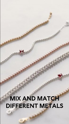 How to Stack Tennis Bracelets