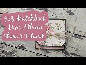 3x3 Matchbook Mini Album