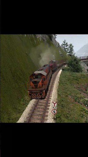 Epic Train Derailment! Two Engines & Empty Wagons Crash in Derail Valley 😱🌉 #gamingcommunity