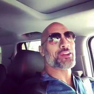 942K views · 30K reactions | Tough job, but hell someone’s gotta do it. Driving in my truck to work and stopped at a red light as kids were walking to school. * you kids don’t be like Uncle DJ and study hard in school or I’ll turn this truck around dammit.  | Dwayne The Rock Johnson | Facebook