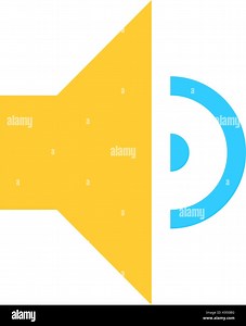 Flat volume-medium icon loudspeaker sign speaker interface button. Multimedia audio video movie pictogram. Vector illustration a graphic element Stock Vector Image & Art - Alamy