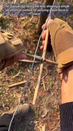 Easy way to twist the loose wire.