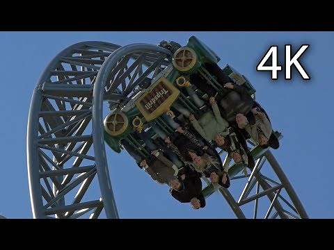 Karacho off-ride 4K b-roll footage Erlebnispark Tripsdrill