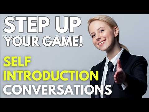 SELF-INTRODUCTION Conversations in Business English | Business English Learning
