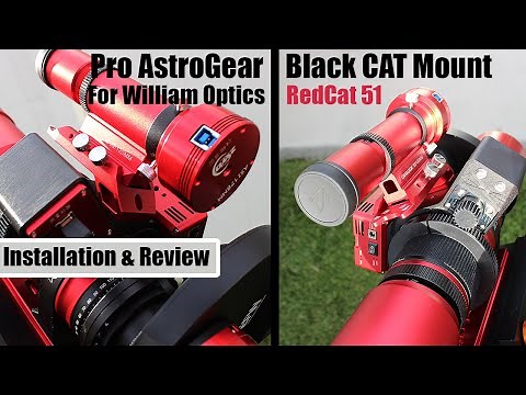 ProAstroGear: Black CAT Mount for WO RedCat51 - Installation and Review