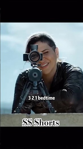 Her marksmanship can hit two people with one shot #shorts Best sniper movie,Best free action movie