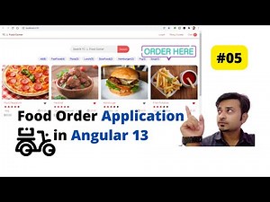 Angular 13 Food Order Application |Food Order Project from Scratch, Recipe Book Project in Angular13