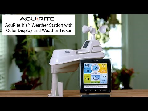 AcuRite Iris (5-in-1) Weather Station with Color Display and Weather Ticker Feature Guide