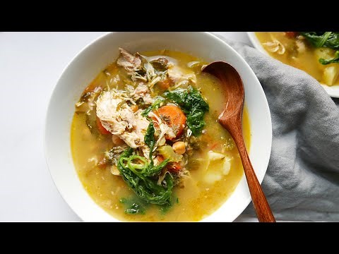 Easy Chicken Carcass Soup Recipe