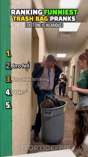 Ranking the Funniest Trash Bag Pranks Ever 😭🔥