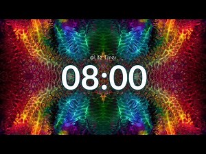 8 Minute Countdown with Motion | Focus & Ticking Sound #8minutes
