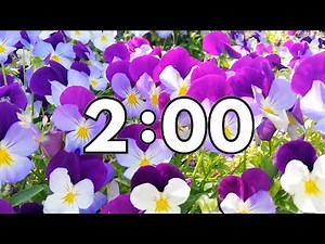 2 Minute Spring Countdown Timer - Calming Music